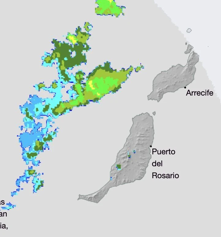 El radar lo muestra: la tormenta que afectó a Gran Canaria ya se acerca ...